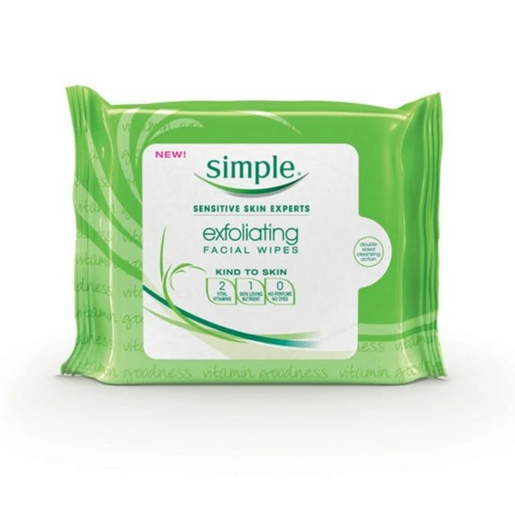 Simple | Makeup | 52 New Simple Exfoliating Facial Wipes 25ct | Poshmark